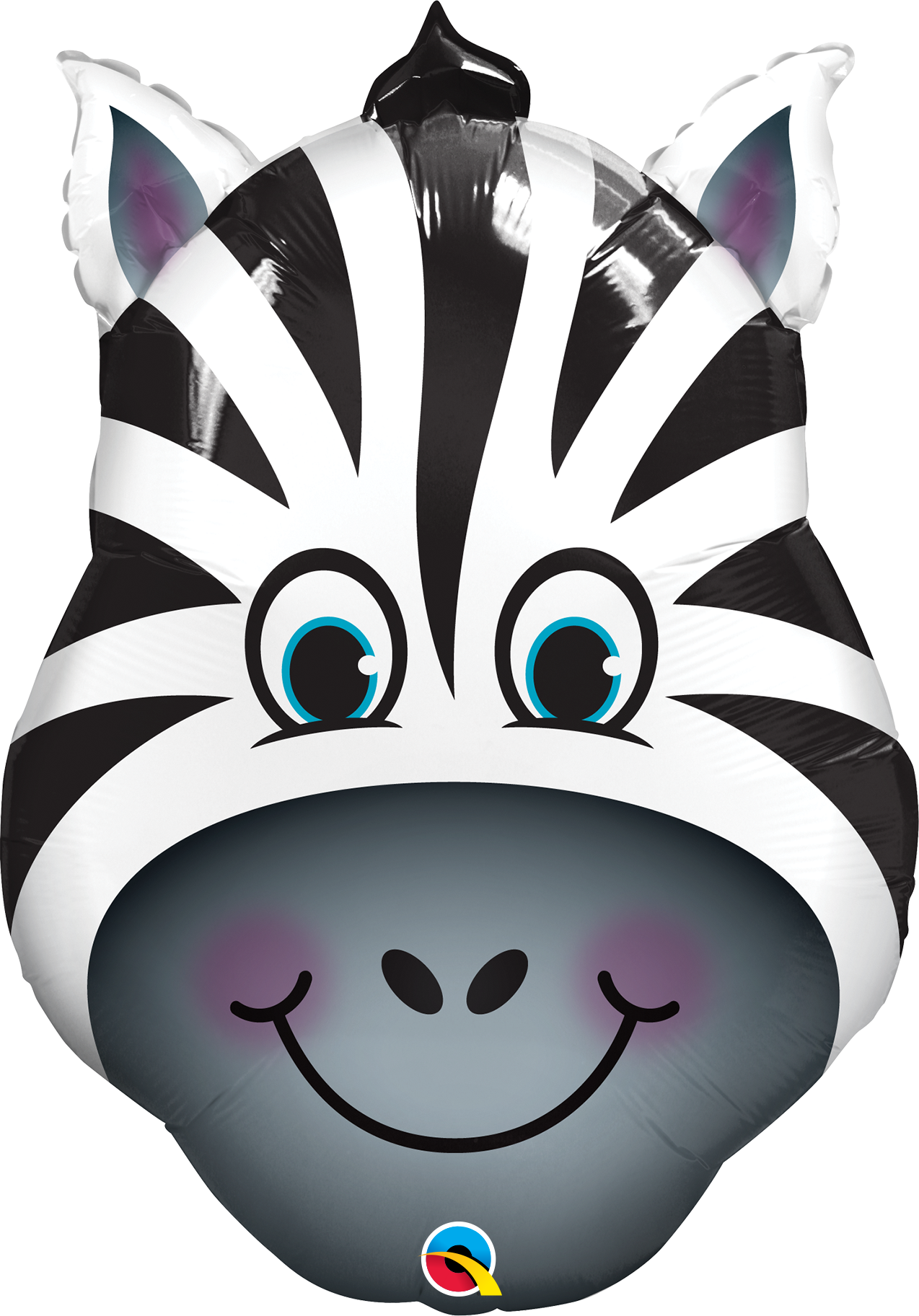 ZANY ZEBRA | QUALATEX 32" SHAPE FOIL - Hi-Flyers Balloon Wholesale