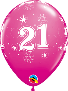 21 SPARKLE WILD BERRY | QUALATEX 11" LATEX 25CT - Hi-Flyers Balloon ...