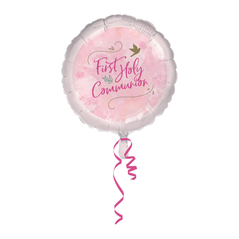 FIRST HOLY COMMUNION PINK | ANAGRAM STANDARD FOIL - Hi-Flyers Balloon ...
